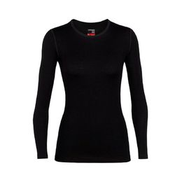 Icebreaker Shirt 260 Tech LS Crewe in Schwarz | Gr.: L