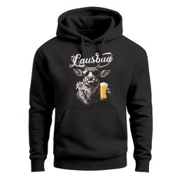 Neverless Sweatshirt 'Lausbua Bier' male Black size XS
