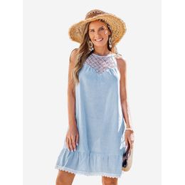 Cupshe Sommerkleid 'CAA05A5C199CS' Damen Gr&ouml;&szlig;e 42 blau