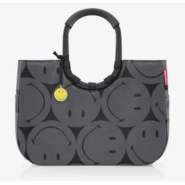Reisenthel Loopshopper L Smiley grey ca. 46x26x20 cm