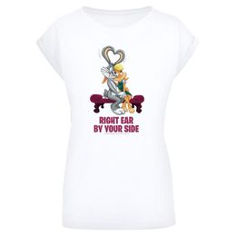 F4NT4STIC T-Shirt Looney Tunes Bugs And Lola Valentine's Cuddle in wei&szlig; | Gr.: XXL
