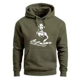 Neverless Sweatshirt 'Mona Lisa DJ' Herren Gr&ouml;&szlig;e XS gr&uuml;n