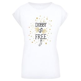 F4NT4STIC T-Shirt Harry Potter Dobby Is Free in wei&szlig; | Gr.: 4XL