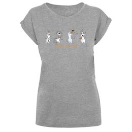 F4NT4STIC T-Shirt Disney Frozen 2 Olaf Shape-Shifter in grau meliert | Gr.: XL