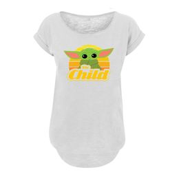 F4NT4STIC T-Shirt Star Wars The Mandalorian Baby Yoda in wei&szlig; | Gr.: S