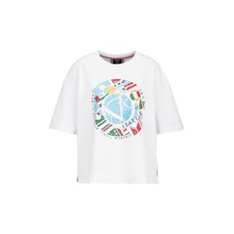 19V69 Italia T-Shirts PETONIA TENNIS in WHITE | Gr.: L