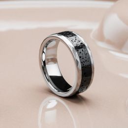 Holzkern Sumo Ring Lava und Tungsten