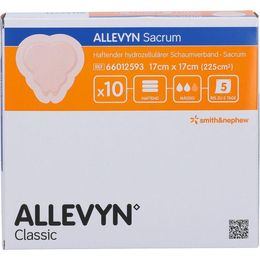 Allevyn Sacrum klein 17x17 cm Wundverband haftend 10 St