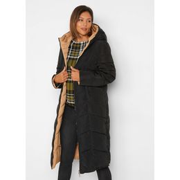 bonprix Wende-Steppmantel, schwarz, Gr.46, Komfortabler Wende-Steppmantel von bpc selection premium