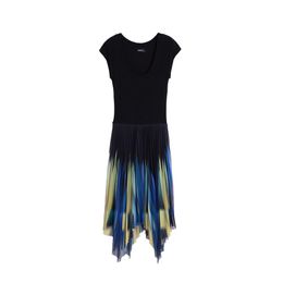 Desigual Kleid Damen Gr&ouml;&szlig;e 40 blau / mischfarben Winterkleid