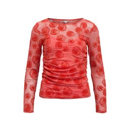 Object Shirt 'OBJElodie' Damen Gr&ouml;&szlig;e M rot / dunkelrot