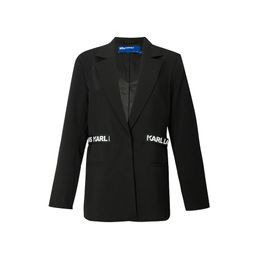 KARL LAGERFELD JEANS Blazer Damen Gr&ouml;&szlig;e 40 schwarz / wei&szlig;