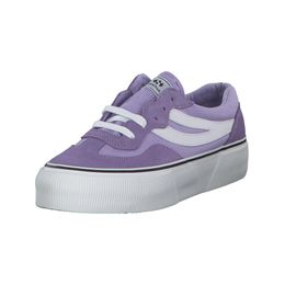 Superga Schn&uuml;rschuhe Damen Gr&ouml;&szlig;e 40 lavendel / wei&szlig;