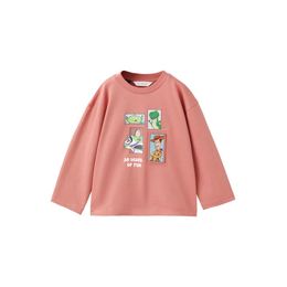 Mango Kids Shirt 'TOYFUN' Jungen Gr&ouml;&szlig;e 116 gr&uuml;n / orange / wei&szlig;