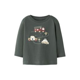 name it Shirt 'NBMTHOMAS' Gr&ouml;&szlig;e 74 beige / dunkelgrau / rot / wei&szlig;