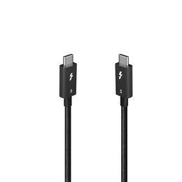 Lindy 31130 1m Thunderbolt 5 Kabel, 80Gbit/s, 240W PD, Passiv - Zum Anschluss von Thunderbolt 5 Ger&auml;ten