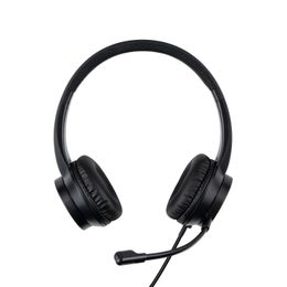 Lindy 20439 USB-C Büro-Headset - USB-Stereo-Kopfhörer mit integrierter Steuerung