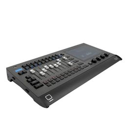 Obsidian NX 1, 1x 10,1" Multitouchscreen, 10 motorisierte Playback-Fader, 8 Universen, 4x DMX 512
