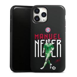 DeinDesign iPhone 11 Pro Handy Panzer Handyh&uuml;lle robuste Outdoor H&uuml;lle Schutzh&uuml;lle gl&auml;nzend Fc Bayern M&uuml;nchen Manuel Neuer Official Licensed Product Tough Case