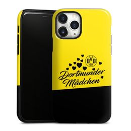 DeinDesign iPhone 11 Pro Handy Panzer Handyh&uuml;lle robuste Outdoor H&uuml;lle Schutzh&uuml;lle gl&auml;nzend Dortmunder Girl Borussia Dortmund Bvb Tough Case