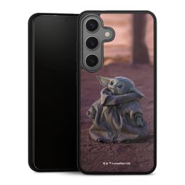 DeinDesign Galaxy S25 Handy Gallery Case Handyh&uuml;lle 9H Geh&auml;rtetes Glas R&uuml;ckseite H&uuml;lle The Child Star Wars Baby Yoda Gallery Case