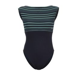 Vivid Badeanzug Damen Gr&ouml;&szlig;e L dunkelblau / gr&uuml;n
