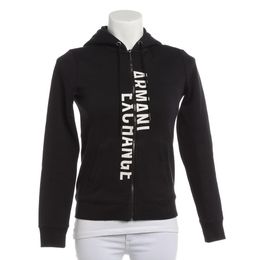 Armani Exchange Sweatshirt / Sweatjacke Damen Gr&ouml;&szlig;e XS Second Hand schwarz