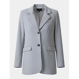 Teeshoppen Blazer 'Claire' Damen Gr&ouml;&szlig;e 40 hellgrau