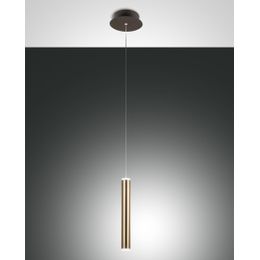 Fabas Luce Prado Pendelleuchte LED Gold, Schwarz, 1-flammig