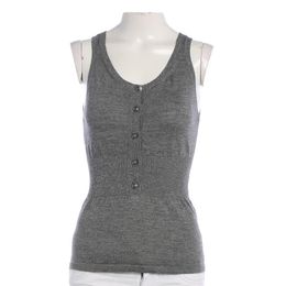 Chanel Top / Seidentop Damen Gr&ouml;&szlig;e S Second Hand grau