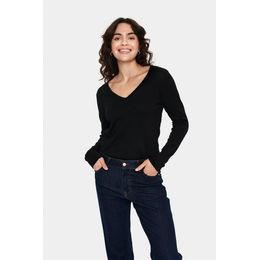 Saint Tropez Pullover Damen Gr&ouml;&szlig;e S schwarz