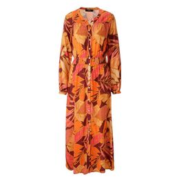 Aniston CASUAL Kleid Damen Gr&ouml;&szlig;e 48 orange / mandarine / pink / dunkelrot Winterkleid