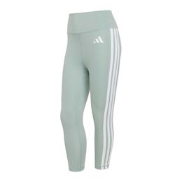 adidas Performance Sporthose 'Optime Essentials' Damen Gr&ouml;&szlig;e XL mint / wei&szlig;