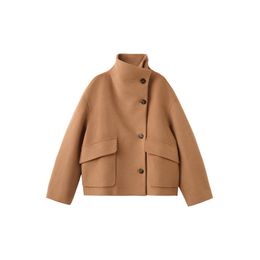 Mango Between-Season Jacket 'Basquiat' female Brown size XXS