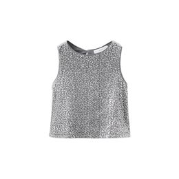 Mango Kids Top 'Silviset' Mädchen Größe 154/164 silber