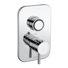 Fortis Brera Thermostat f&uuml;r 2 Verbraucher, Push, SET inklusive Grundk&ouml;rper, 78702THBPC,
