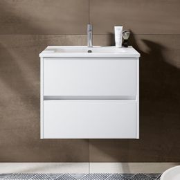 RIHO Porto Schrank mit Waschtisch, 2 Ausz&uuml;ge, F014003DP0+W018005005,