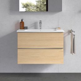 Duravit Plinero Schrank mit ME by Starck Waschtisch, 2 Auszüge, 23368300001+PL8206030300000,