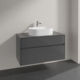 Villeroy & Boch Villeroy & Boch Embrace Schrank mit Waschtisch, 2 Ausz&uuml;ge, 5A6056R1+A95600FP,