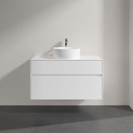 Villeroy & Boch Villeroy & Boch Embrace Schrank mit Waschtisch, 2 Ausz&uuml;ge, 5A5840R1+A95600DH,
