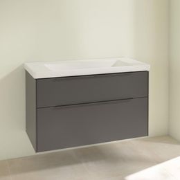 Villeroy & Boch Villeroy & Boch Subway 3.0 Schrank mit Waschtisch, 2 Ausz&uuml;ge, 4A70A3R1+C57002VR,