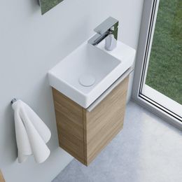 Villeroy & Boch Villeroy & Boch Avento Handwaschbecken, evineo ineo4 Unterschrank B: 36 cm, 1 Tür rechts, mit Griff,, 43003LRW+BE0801OA,