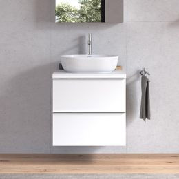 Duravit Plinero Schrank mit Luv Waschtisch, 2 Ausz&uuml;ge, 0379500000+PL8205018180000+PL8201018180000,