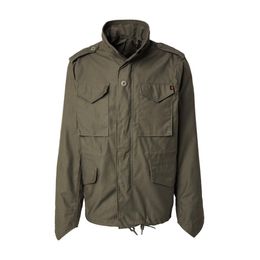 Alpha Industries Jacke 'Studio M-65' Herren Gr&ouml;&szlig;e XL oliv / wei&szlig;