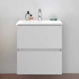 Burgbad Rocio Schrank mit Waschtisch, 2 Ausz&uuml;ge, KBCJ060PN629+WYCX058F6226,