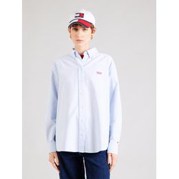 Tommy Jeans Bluse Damen Gr&ouml;&szlig;e XXS hellblau