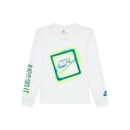 Nike Sportswear Shirt 'NEON BOX FUTURA' Jungen Gr&ouml;&szlig;e 122 hellgelb / gr&uuml;n / wei&szlig;