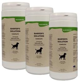 LYRA PET Lecker.Pet Barfer's Solution Complete Universal N&auml;hrstoff Mix Pulver f&uuml;r Hunde 3x1 kg