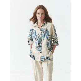 TATUUM Bluse 'SISI' Damen Gr&ouml;&szlig;e M beige / hellblau / schwarz