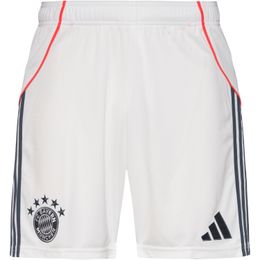 Adidas FC Bayern M&uuml;nchen 25-26 Ausw&auml;rts Fu&szlig;ballshorts Herren - Gr&ouml;&szlig;e M - wei&szlig;